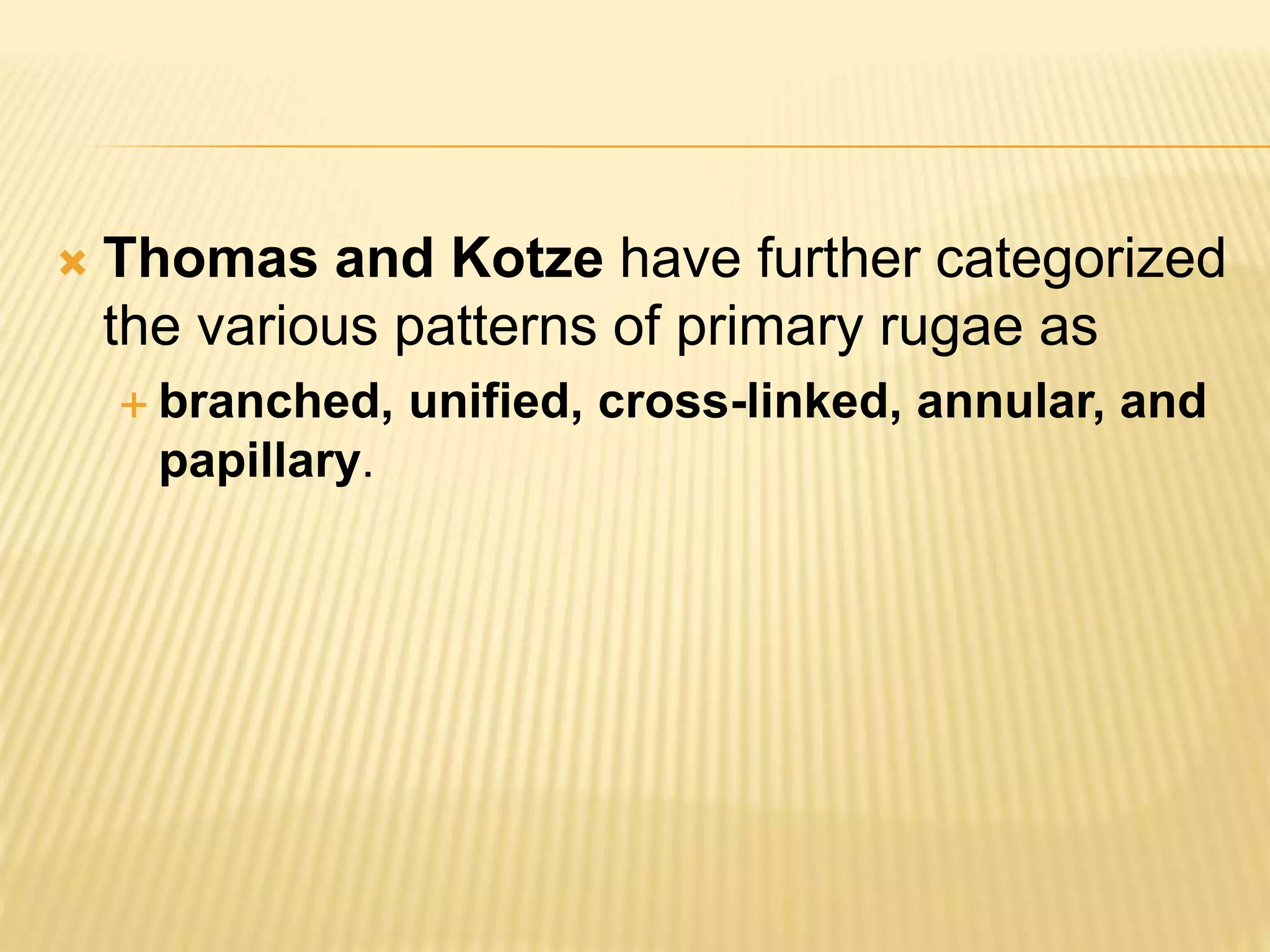 Palatal rugae | PPTX