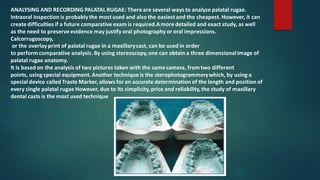 PALATAL RUGAE IN FORENSIC ODONTOLOGY | PDF