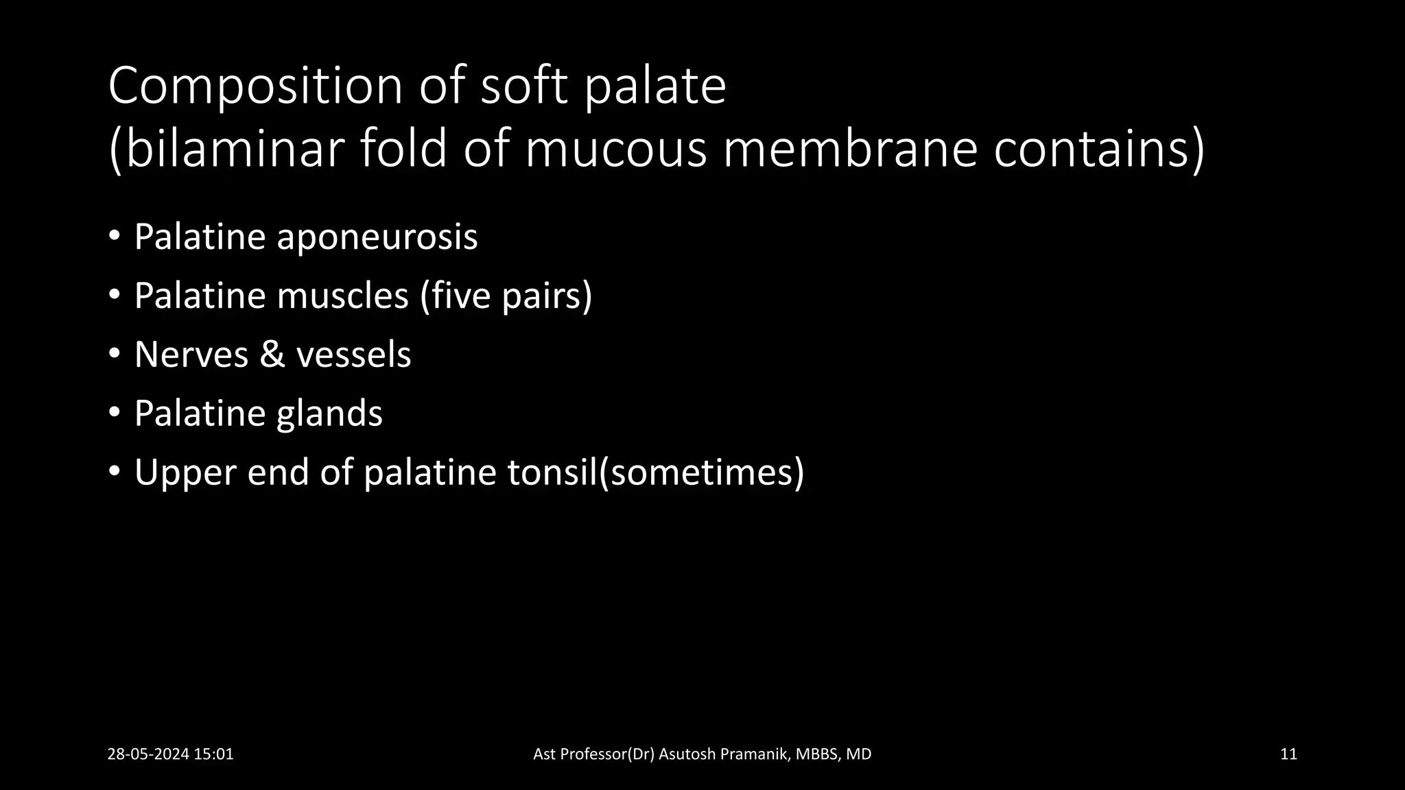 the palate - hard palate and soft palate | PPT