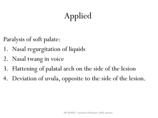 ANATOMY of HARD and SOFT PALATE. pptx | PPTX