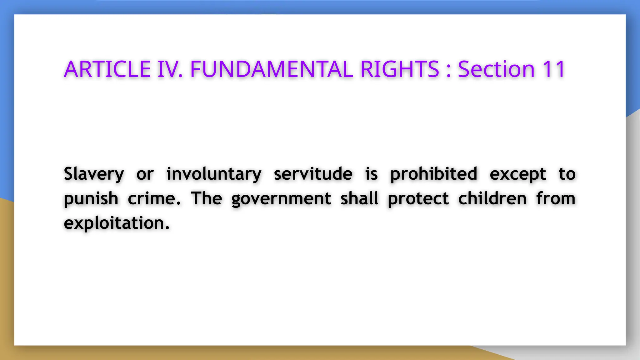 Admirable Articles of Palau's Constitution | PPTX