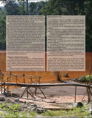 Palawan - A Clash Between Mining and Biodiversity | PDF