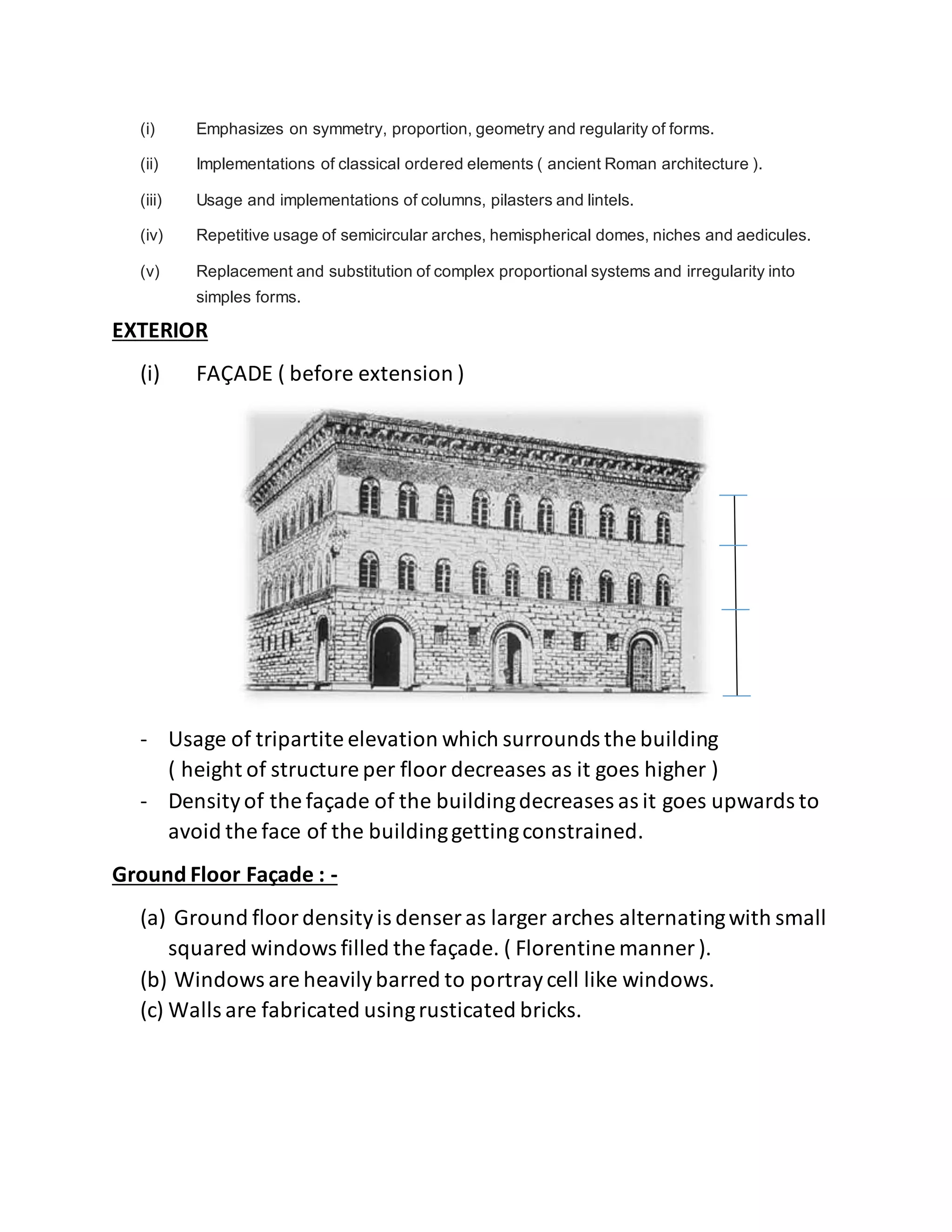 Palazzo Medici Riccardi - Precedent Studies | DOCX