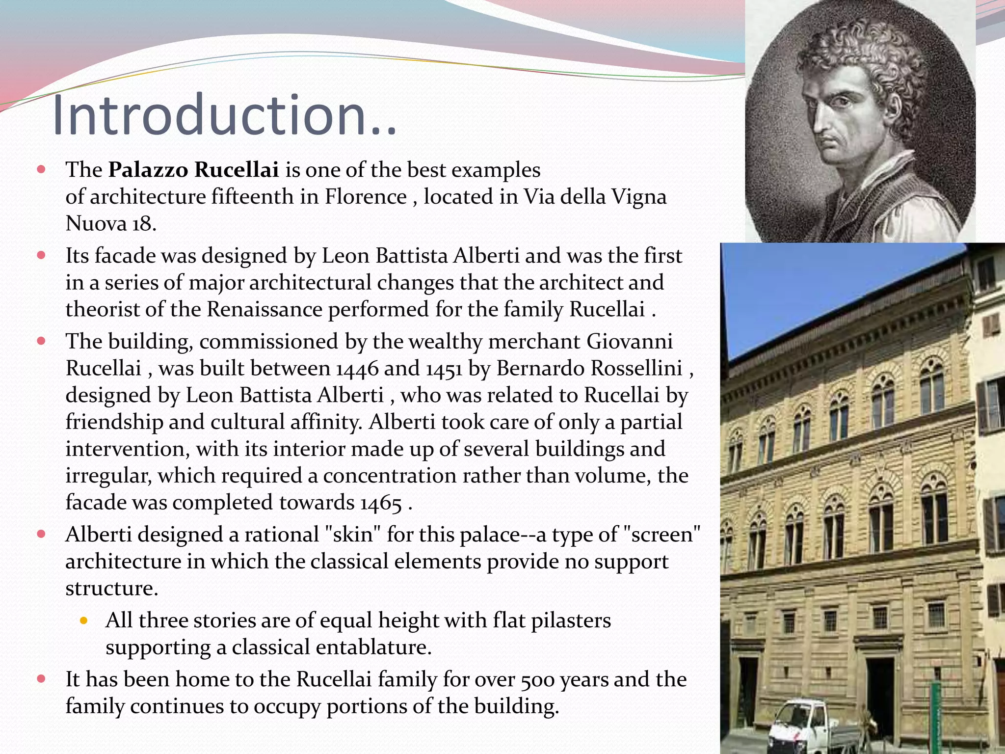 Palazzo rucellai | PPTX