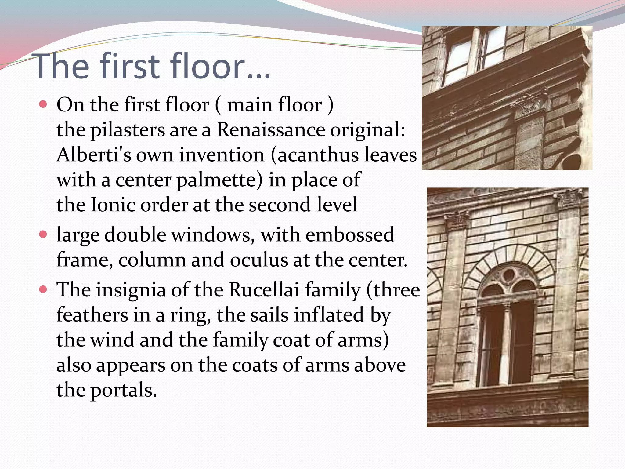 Palazzo rucellai | PPTX