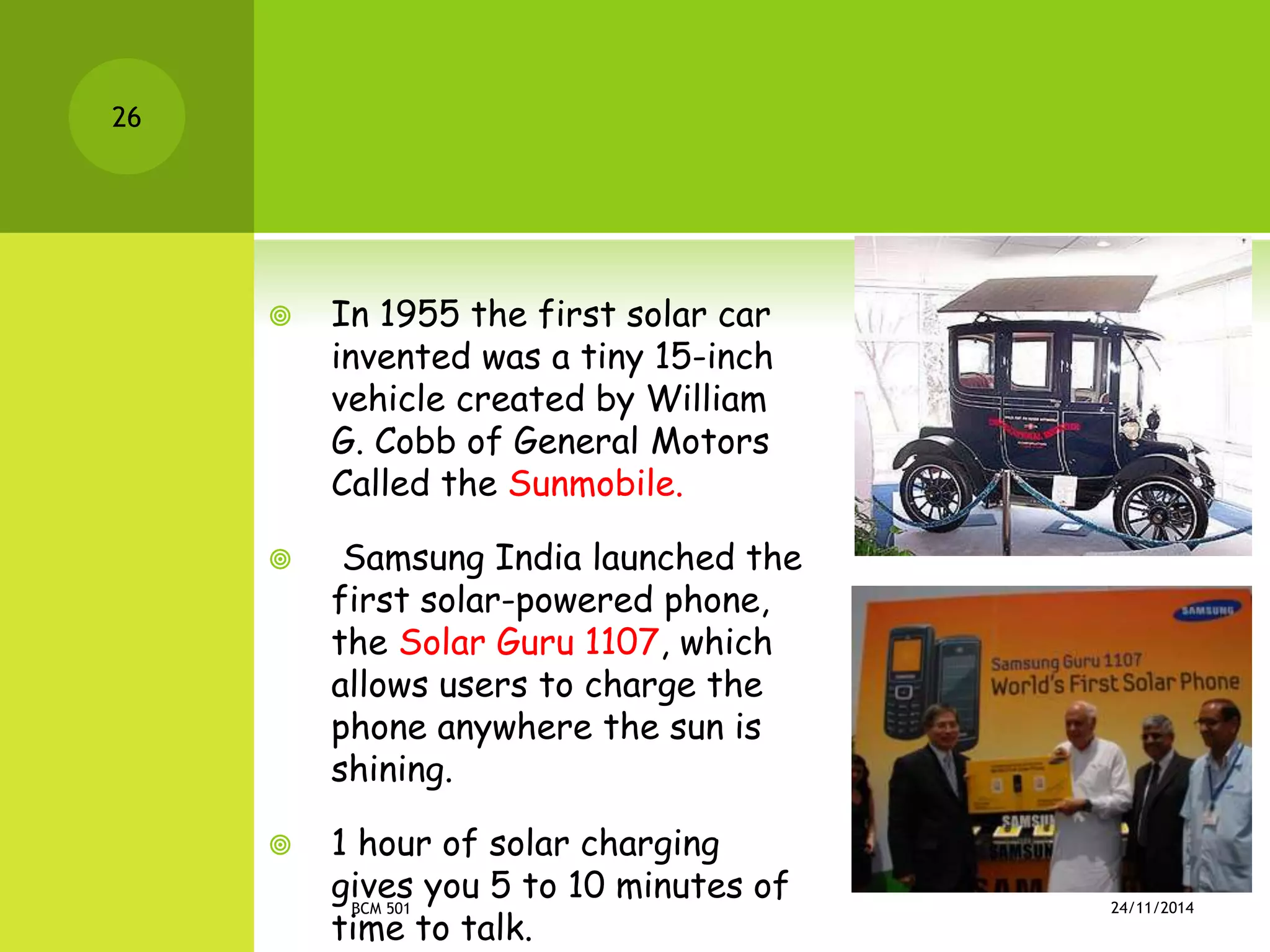 Green technology | PPTX