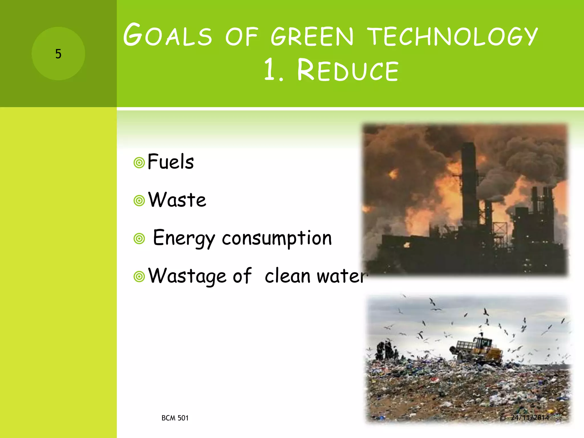 Green technology | PPTX