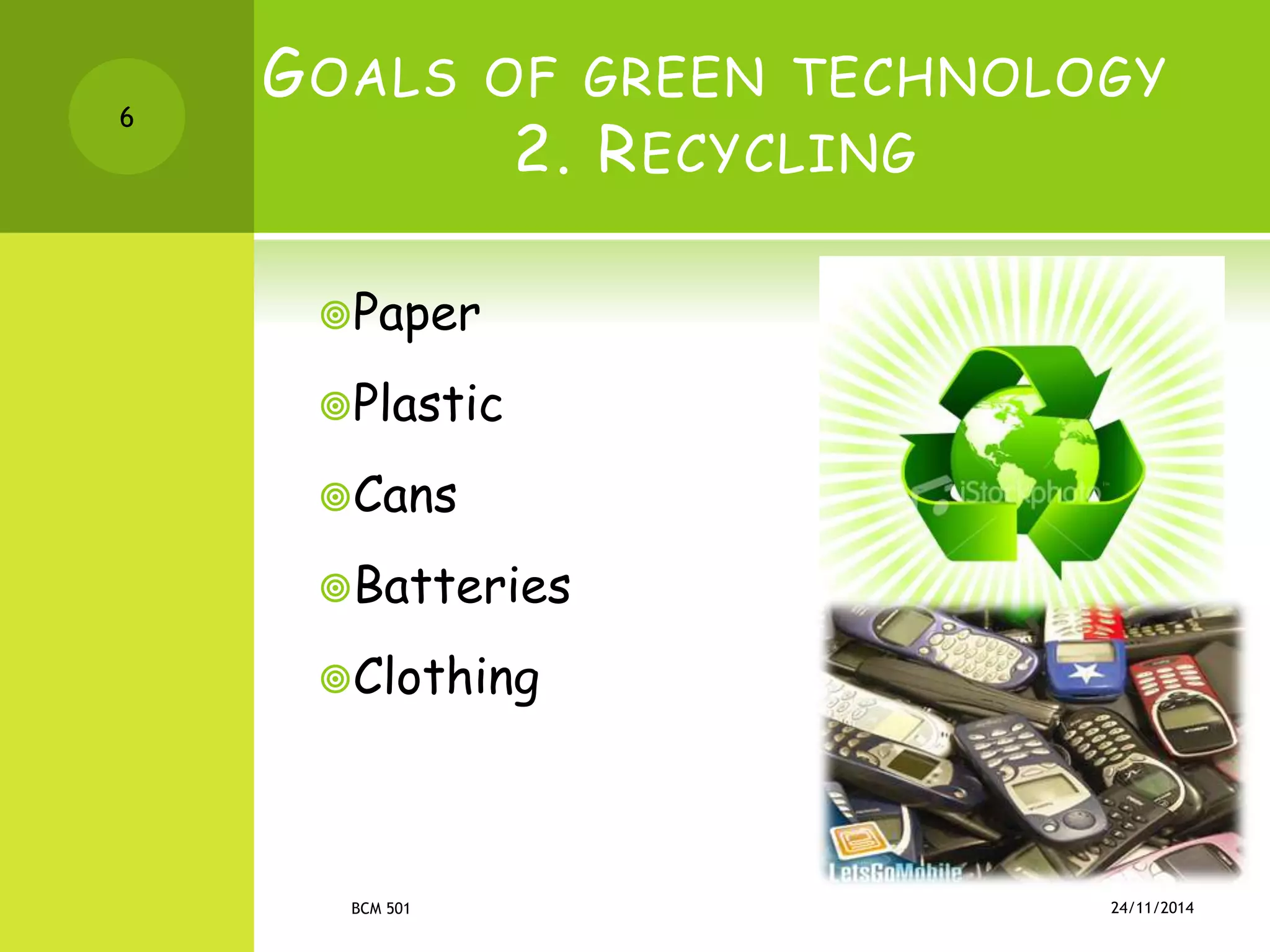 Green technology | PPTX