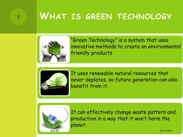 Green technology | PPTX