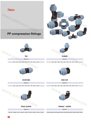 Palconn hdpe pipe & fittings series catalog | PDF