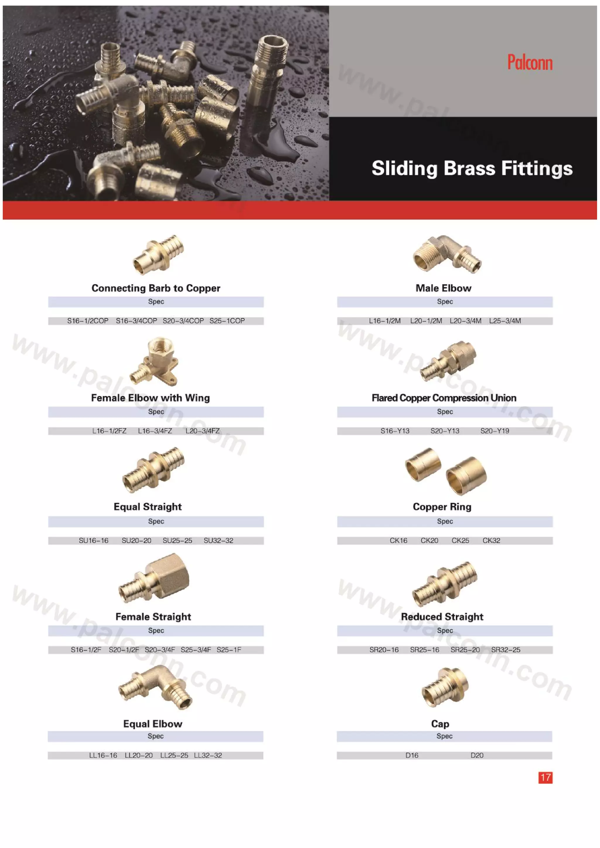 Palconn pex pipe & fittings series catalog | PDF | Chemistry | Science