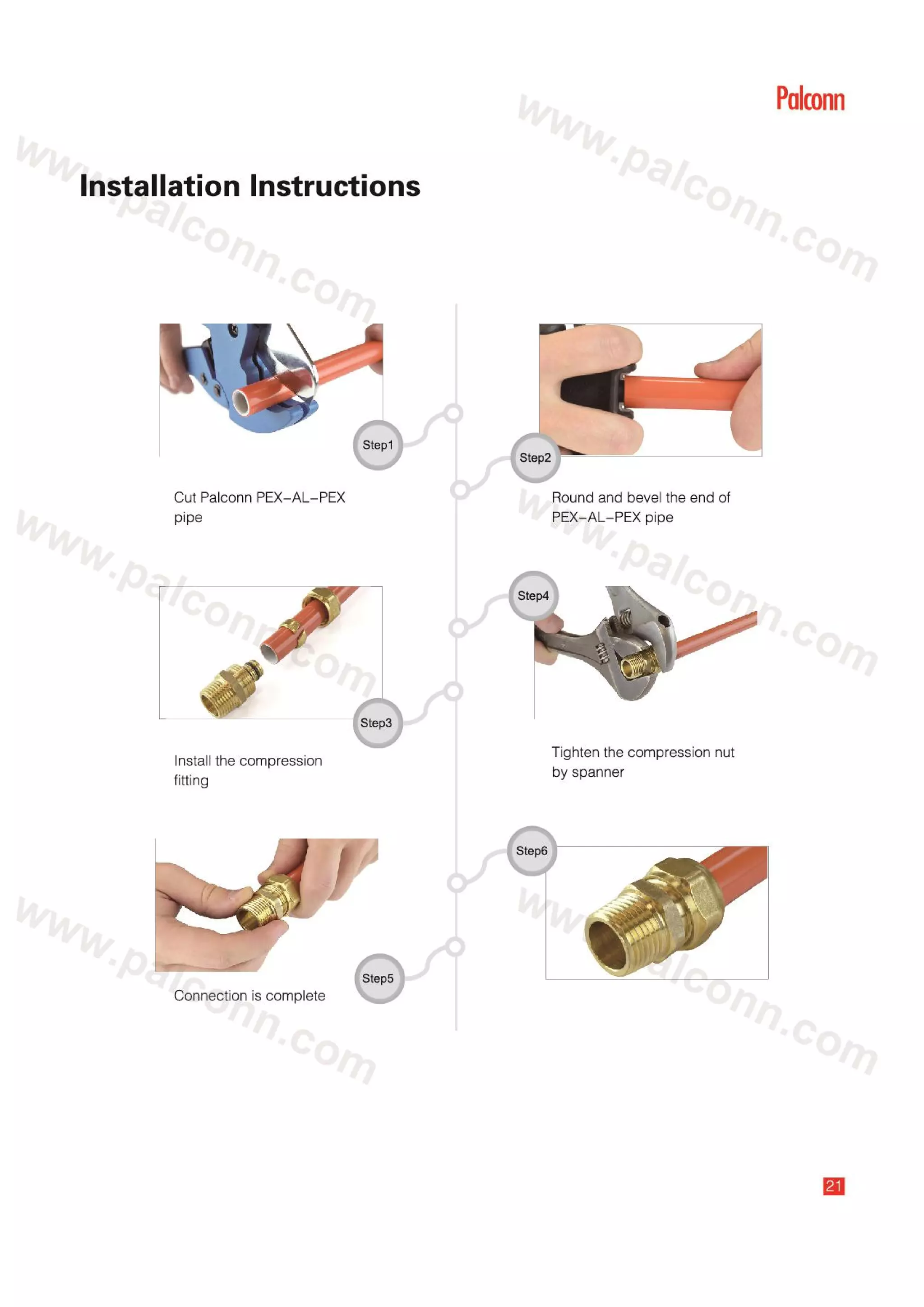 Palconn pex pipe & fittings series catalog | PDF | Chemistry | Science