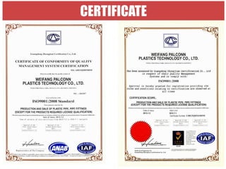 Palconn factory presentation from christine | PPT