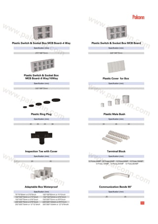 Palconn pvc pipe & fittings series catalog | PDF