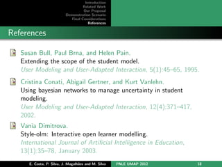An Open and Inspectable Learner Modeling with a Negotiation Mechanism to Solve Cognitive ...