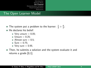 An Open and Inspectable Learner Modeling with a Negotiation Mechanism to Solve Cognitive ...