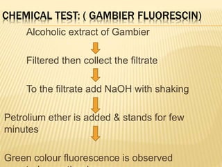 Pale catechu.. | PPTX