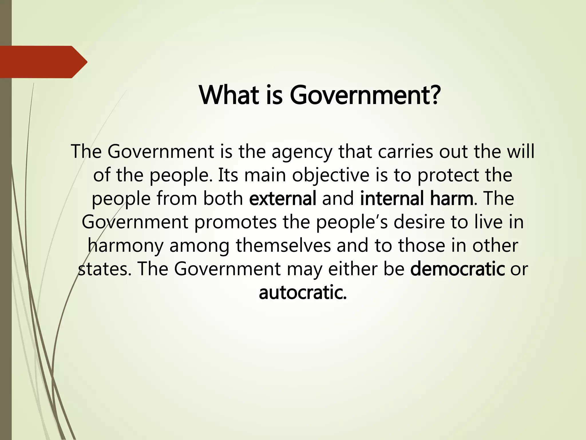 Nation, State & Government | PPTX