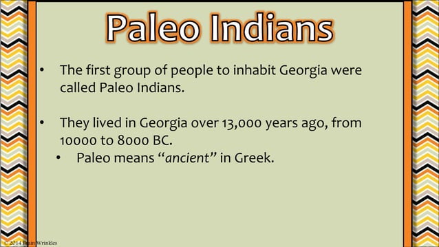 Paleo and Archaic Cultures | PPT