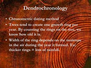 Paleoanthropology and Dating methods in Geology | PPT