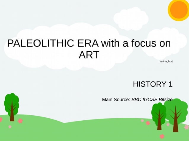 Paleolithic Art | ODP | Geology | Science