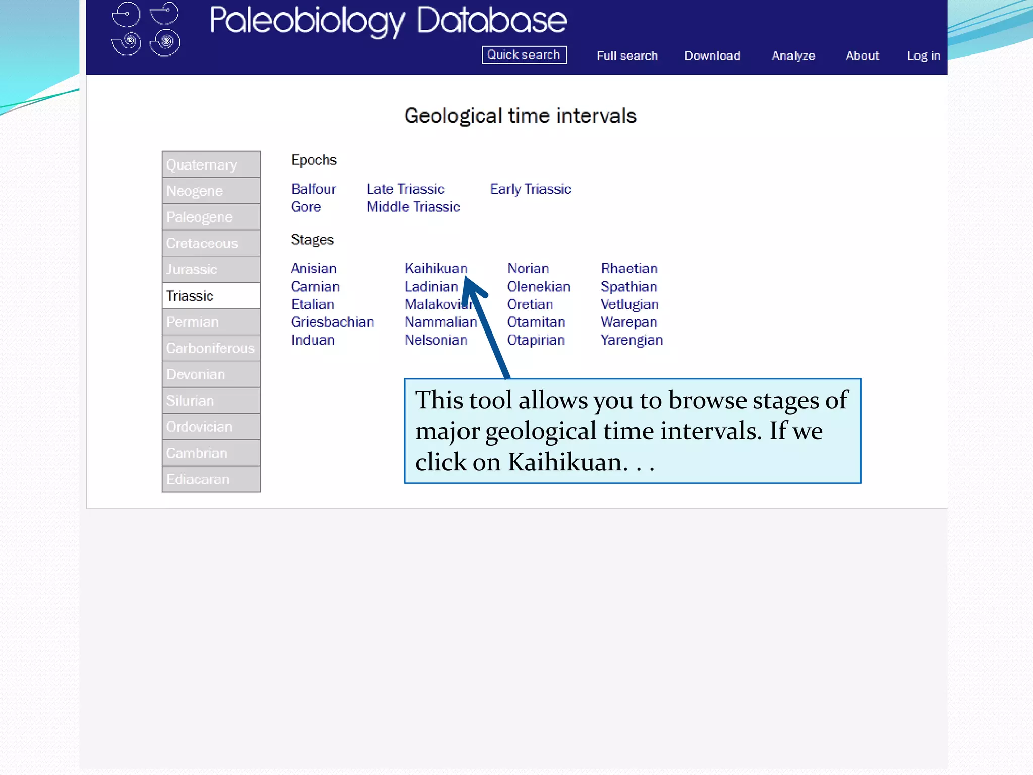 Paleobiology Database | PPT | Free Download