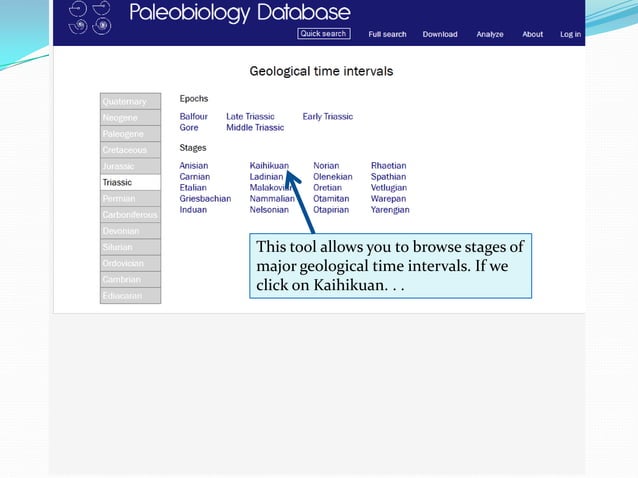 Paleobiology Database | PPT