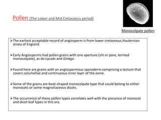 Paleobotany of angiosperms | PPTX
