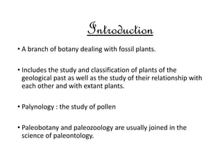 Paleobotany of angiosperms | PPTX