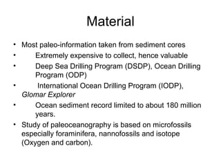 Paleoceanography | PPT