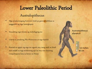 Paleolithic Age | PPTX