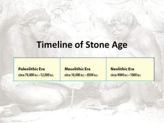 Paleolithic Timeline