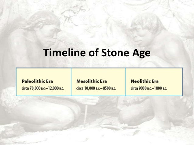 Paleolithic age