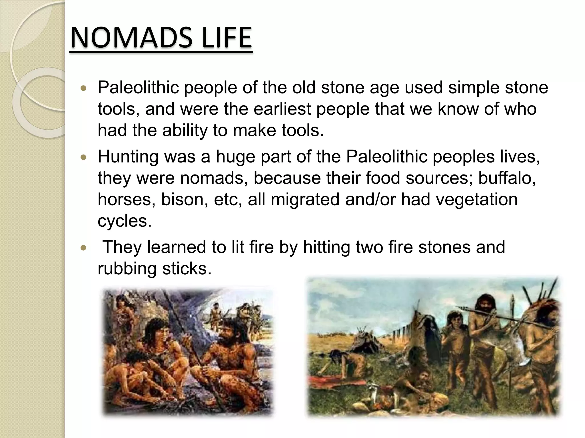 Paleolithic civilization | PPTX