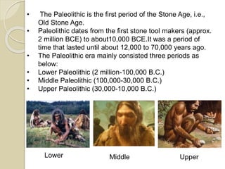 Paleolithic civilization | PPTX