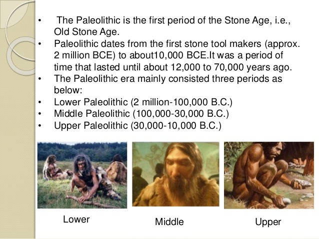 Timeline Of Paleolithic Age: Paléolithique Supérieur Date – GISH