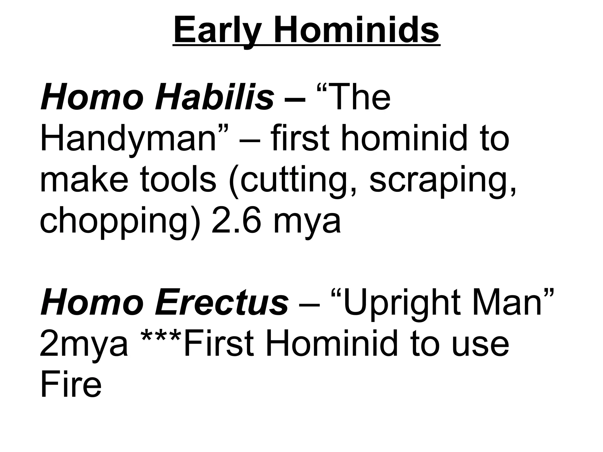 Paleolithic & Neollithic Era | PPT | Geology | Science