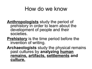 Paleolithic & Neollithic Era | PPT | Geology | Science