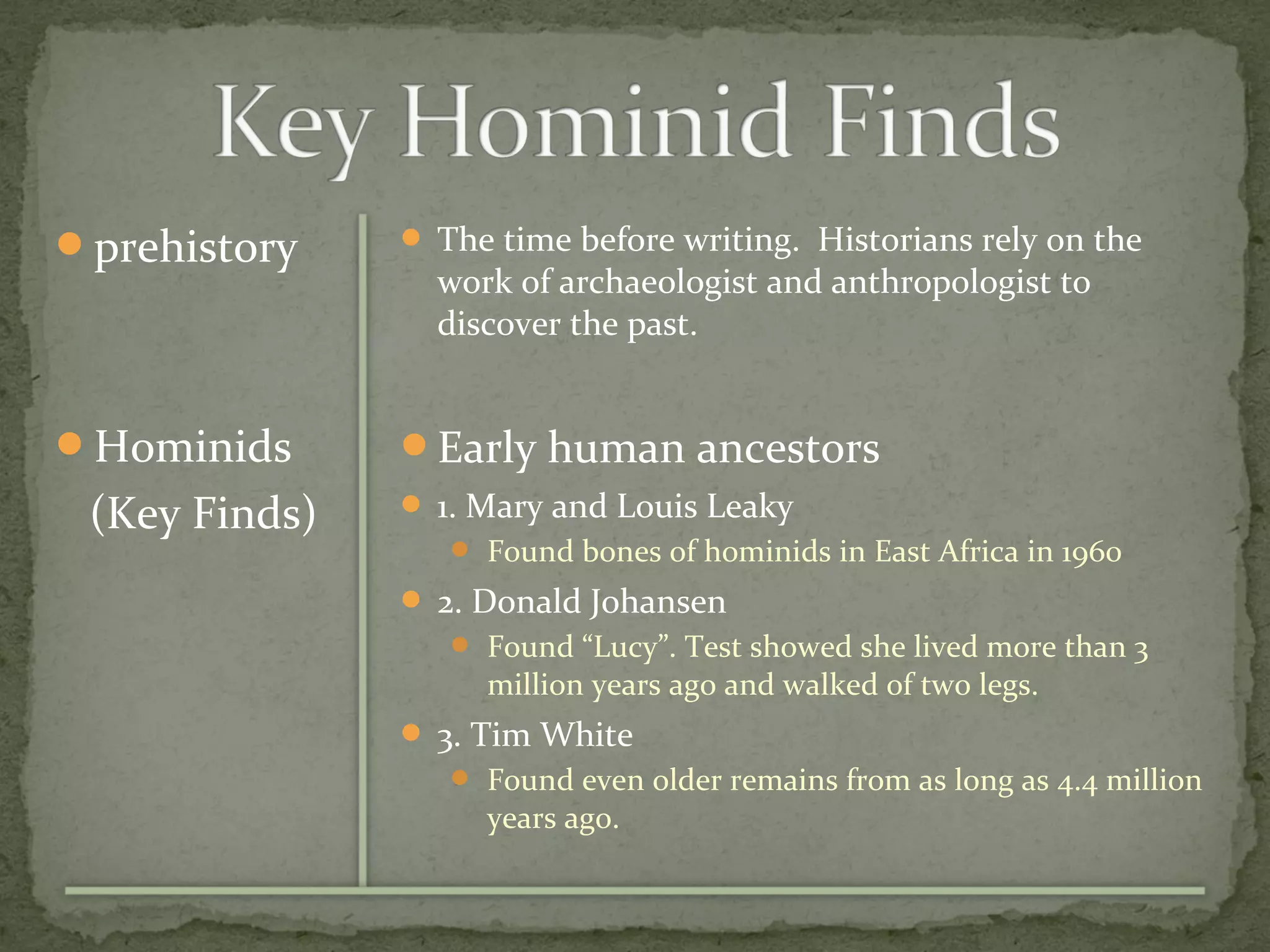 Paleolithic Era vs Neolithic Revolution | PPT