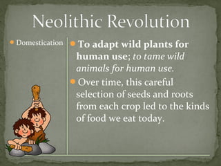Paleolithic Era vs Neolithic Revolution | PPT