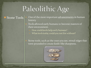 Paleolithic Era vs Neolithic Revolution | PPT