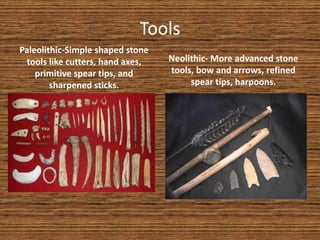 Paleolithic & neolithic | PPTX