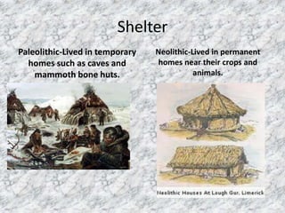 Paleolithic & neolithic | PPTX