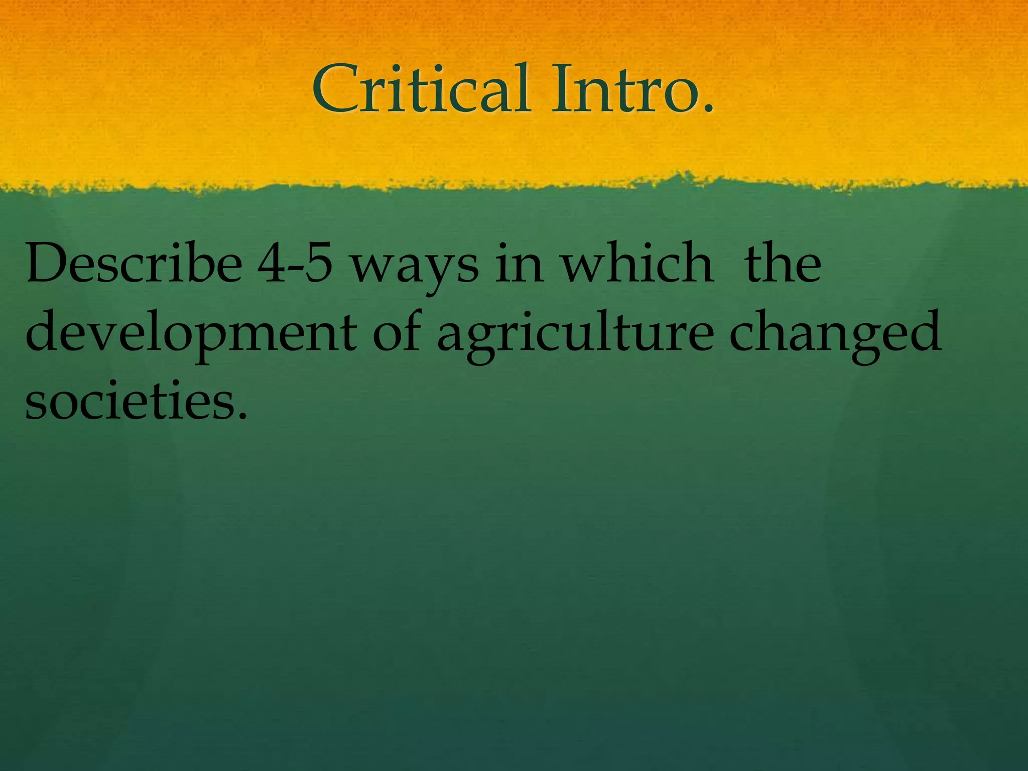 UCS&P: Paleolithic vs Neolithic | PPTX