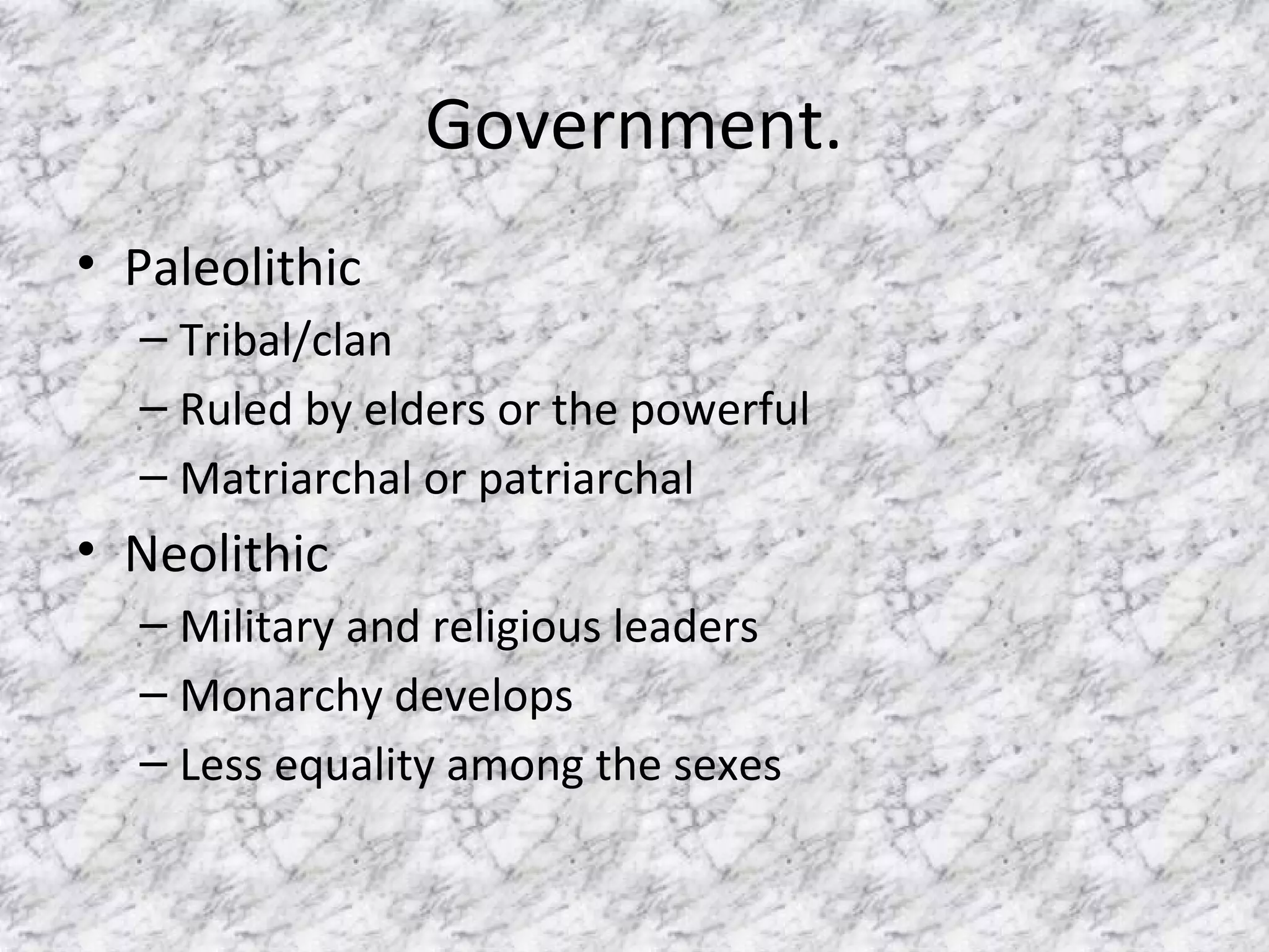 Paleolithic vs neolithic age | ODP | Geology | Science