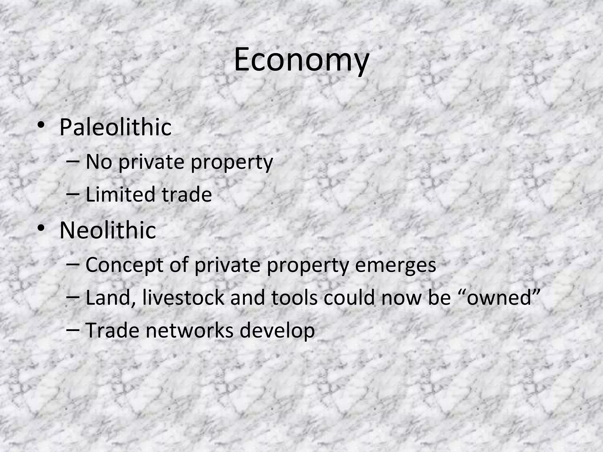 Paleolithic vs neolithic age | ODP