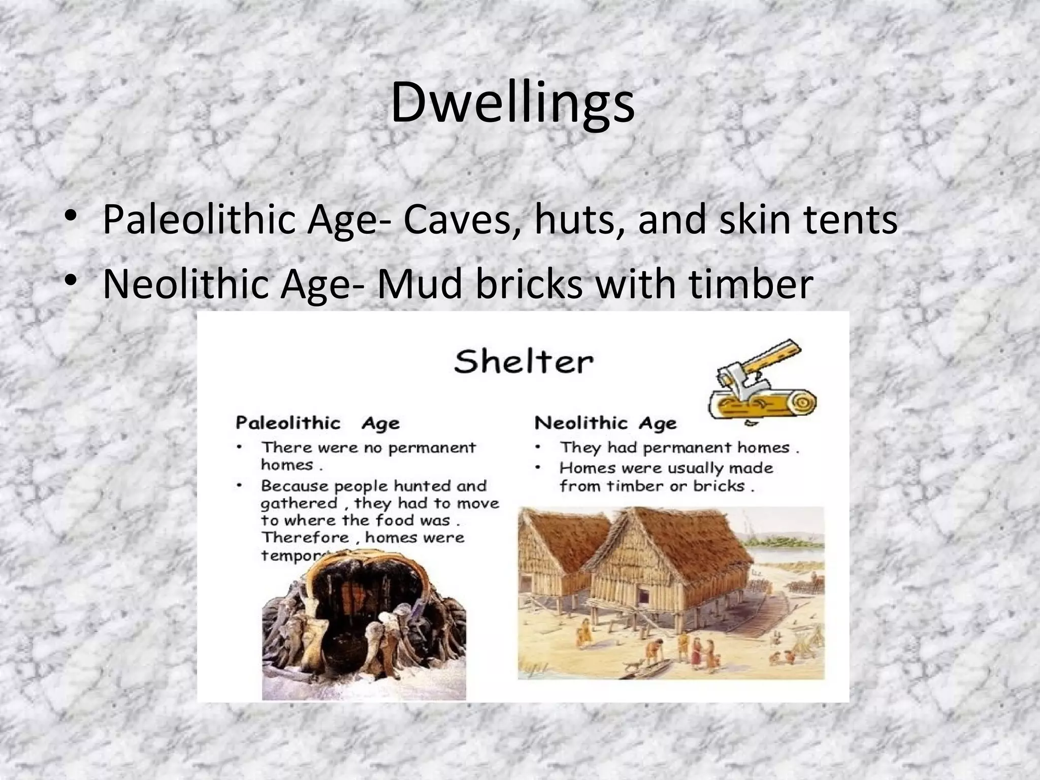 Paleolithic vs neolithic age | ODP