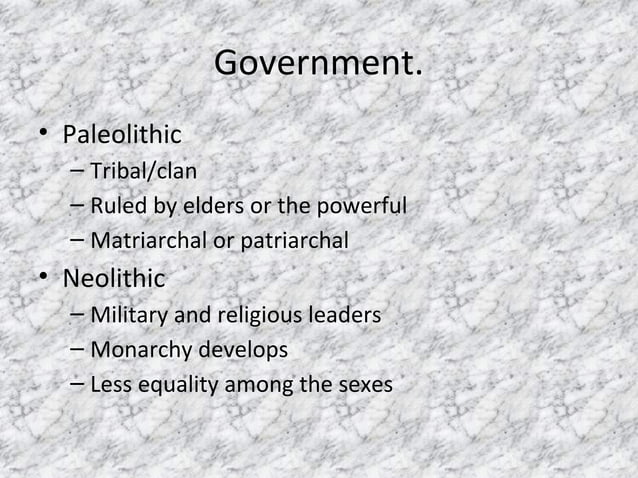 Paleolithic vs neolithic age | ODP | Geology | Science