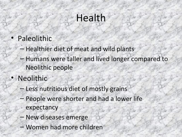 Paleolithic vs neolithic age | ODP | Geology | Science