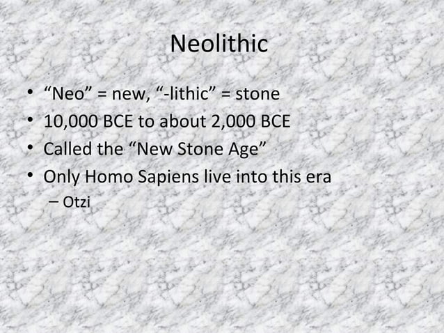 Paleolithic vs neolithic age | ODP | Geology | Science